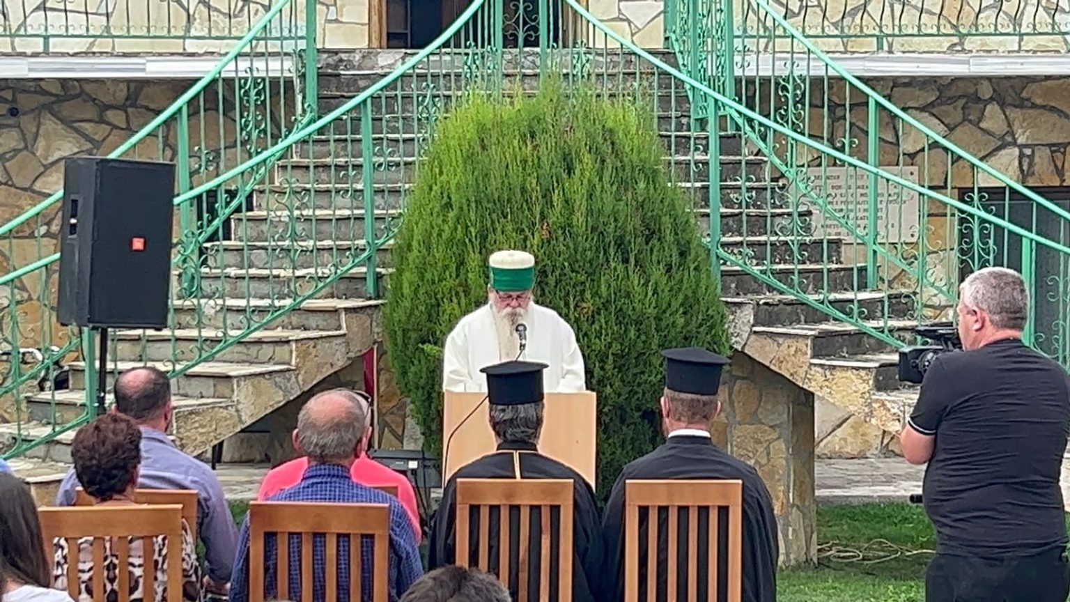The Bektashi World Grandfather, Dede Edmond Brahimaj, participates in ...